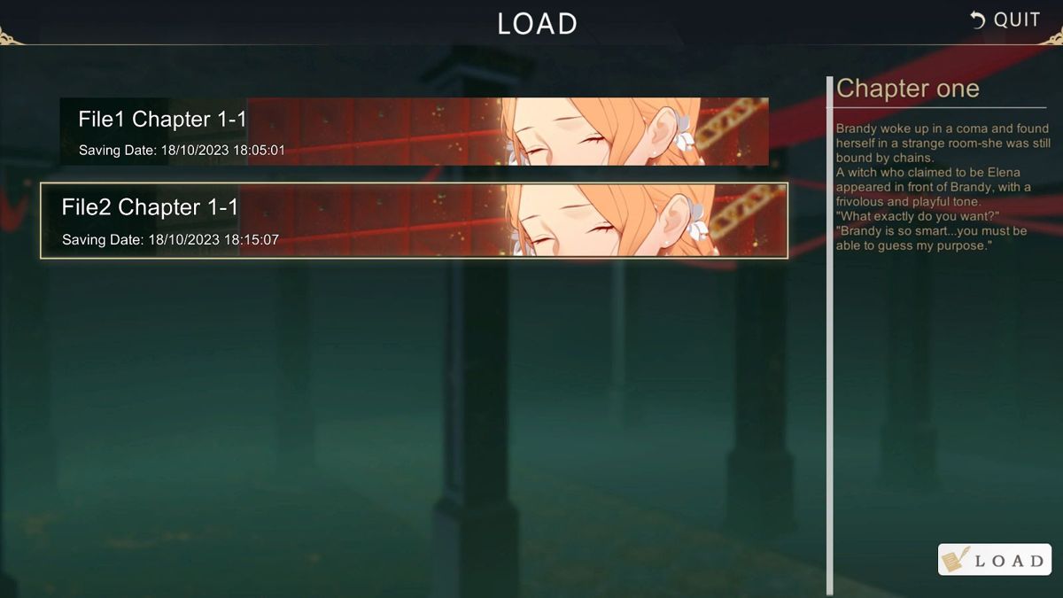 Screenshot of Fallen Girl: Black Rose and the Fire of Desire (Windows ...