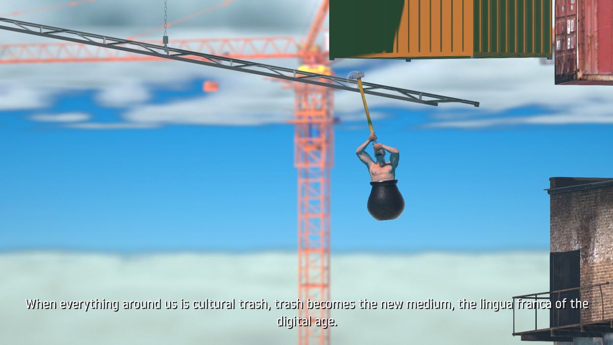 Screenshot of Getting Over It with Bennett Foddy (Windows, 2017 ...