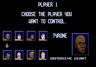 Screenshot of Arch Rivals (Genesis, 1989) - MobyGames