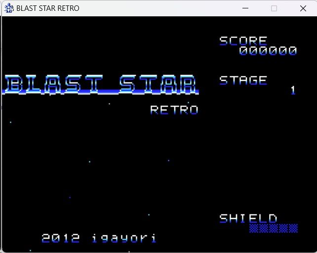Blast Star Retro (2012) - MobyGames