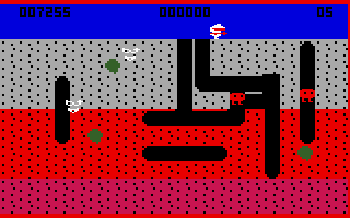Screenshot of Dig Dug (Intellivision, 1982) - MobyGames