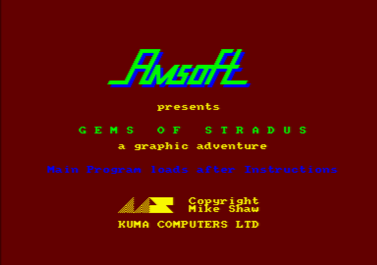 Gems of Stradus (1984) - MobyGames
