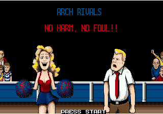 Screenshot of Arch Rivals (Genesis, 1989) - MobyGames