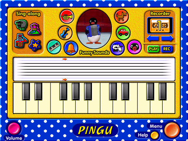 Screenshot of Pingu: A Barrel of Fun! (Windows, 1997) - MobyGames