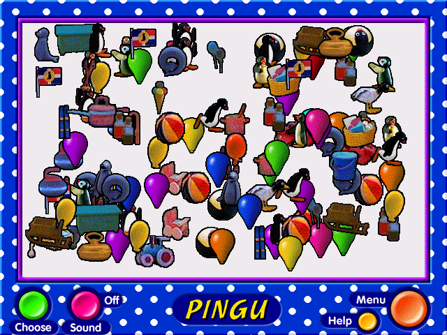 Screenshot of Pingu: A Barrel of Fun! (Windows, 1997) - MobyGames