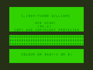 Ace High MK 2 (1984) - MobyGames