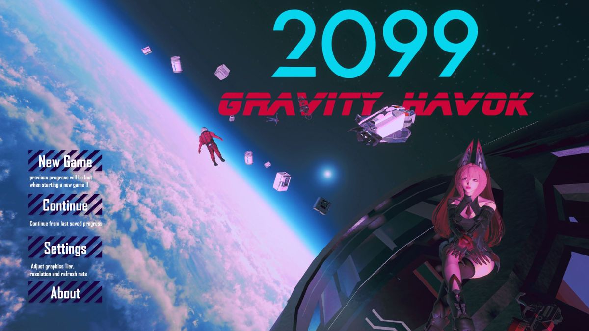 Screenshot of 2099 Gravity Havok (Windows, 2023) - MobyGames