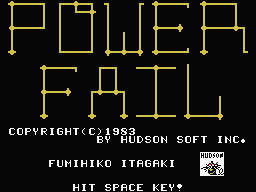 Power Fail (1983) - MobyGames