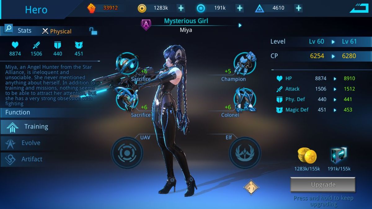 Angel Legion: DLC Cute Kitty (Pink) screenshots - MobyGames