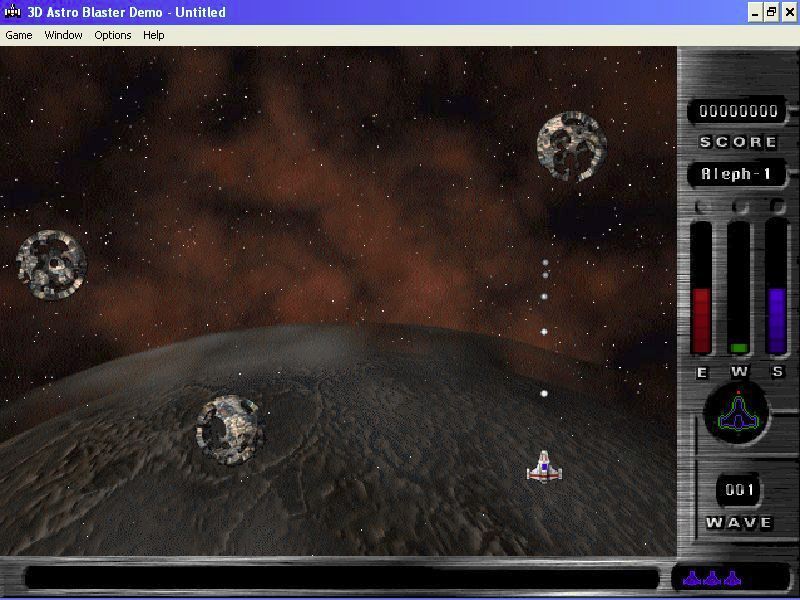 Screenshot of 3D Astro Blaster (Windows, 1999) - MobyGames