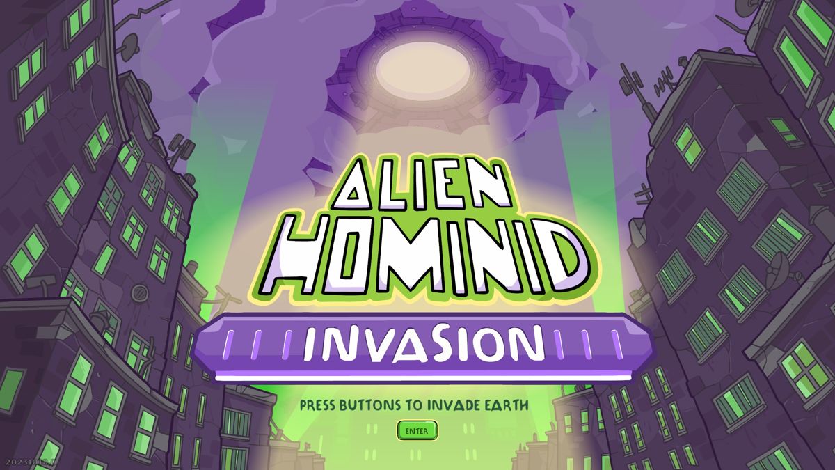 Screenshot of Alien Hominid: Invasion (Windows, 2023) - MobyGames