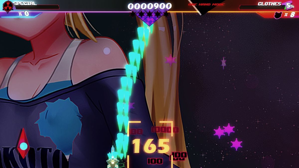 Screenshot of Deep Space Waifu: Flat Justice (Windows, 2017) - MobyGames