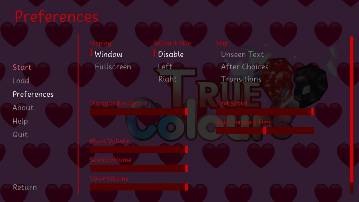 Screenshot of True Colours (Windows, 2023) - MobyGames