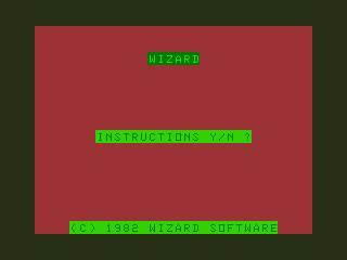 Wizard (1982) - MobyGames