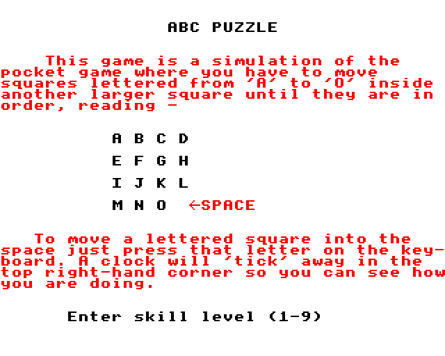 Games Compendium (1982) - MobyGames
