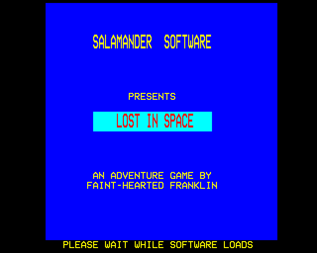 Dan Diamond is Lost in Space (1983) - MobyGames