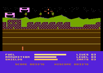 Screenshot of Shoot Em Up (Atari 8-bit, 1985) - MobyGames
