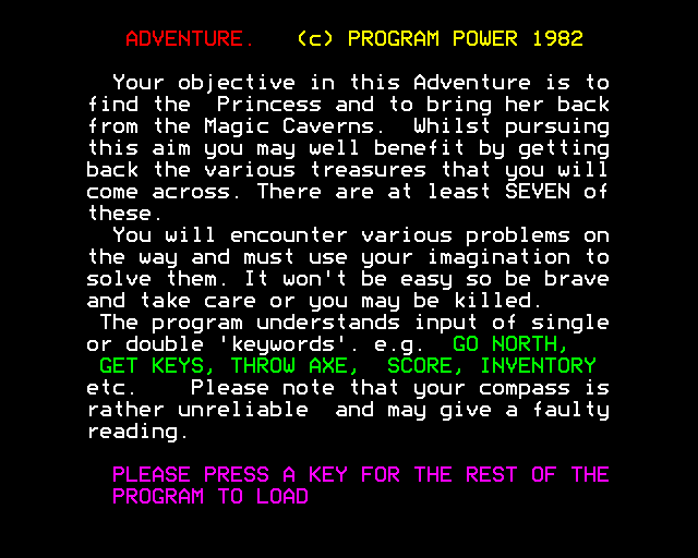 Adventure (1982) - MobyGames