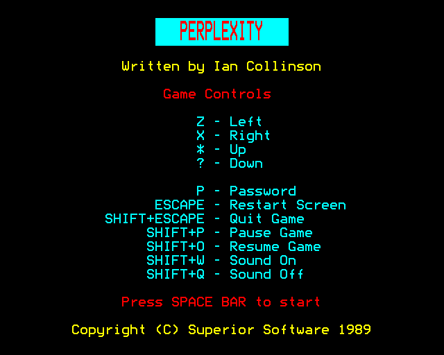 Perplexity (1990) - MobyGames