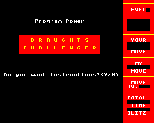 Draughts (1983) - MobyGames