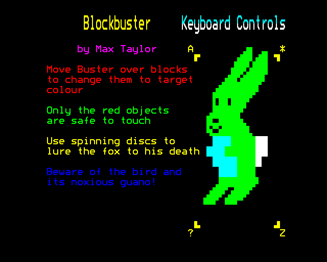 Blockbuster (1984) - MobyGames