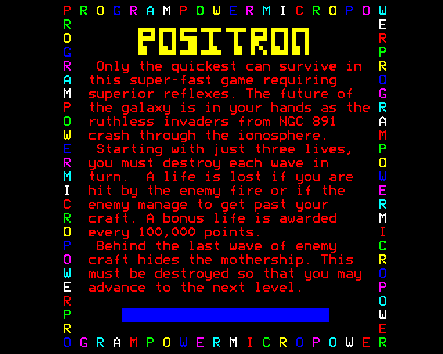 Positron (1983) - MobyGames