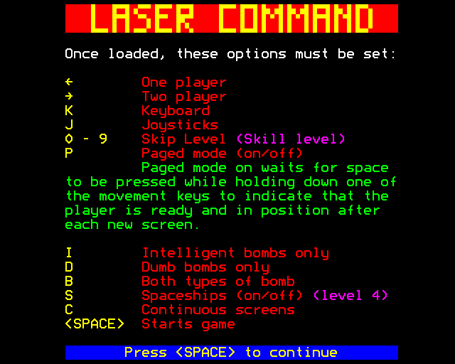 Laser Command (1982) - MobyGames