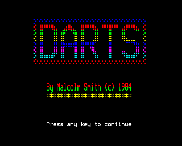 Darts (1984) - MobyGames
