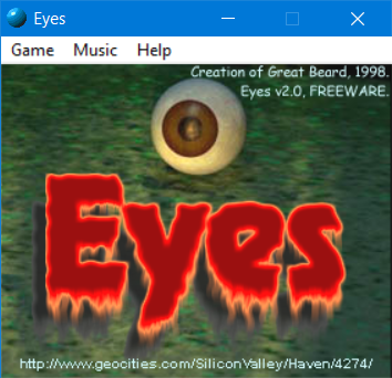 Eyes (1998) - MobyGames