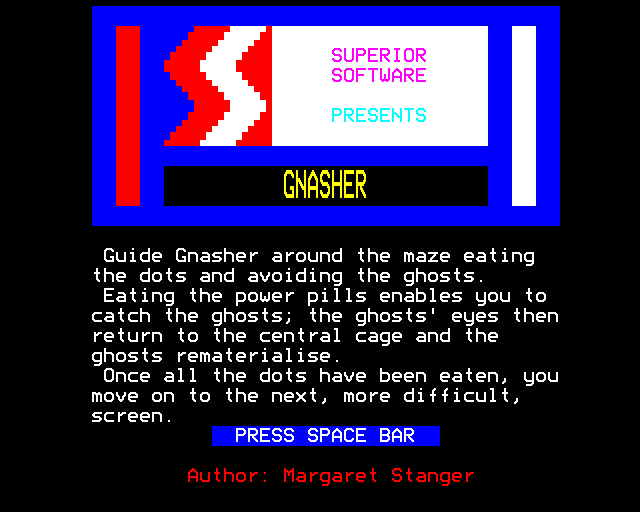 Gnasher (1983) - MobyGames