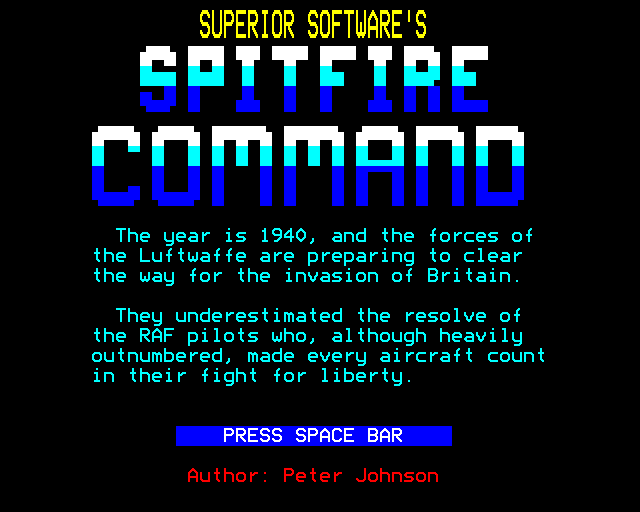 Spitfire Command (1984) - MobyGames