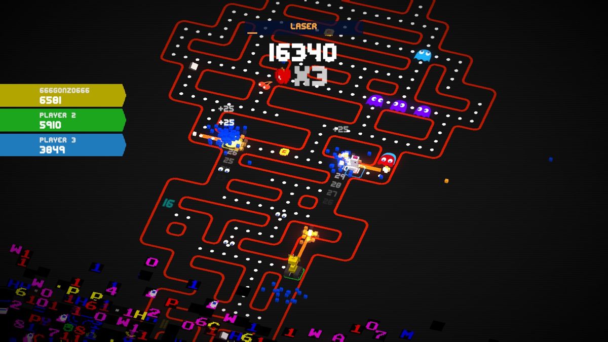 Screenshot of Pac-Man 256 (Windows, 2016) - MobyGames