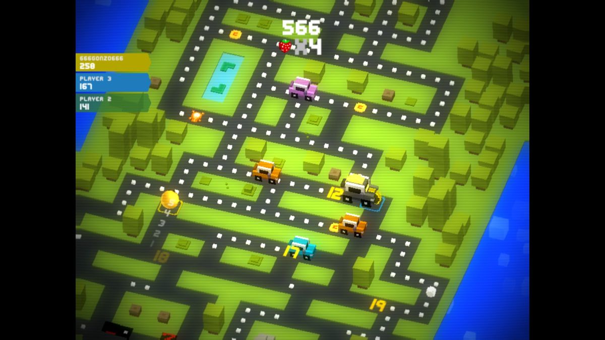 Screenshot of Pac-Man 256 (Windows, 2016) - MobyGames