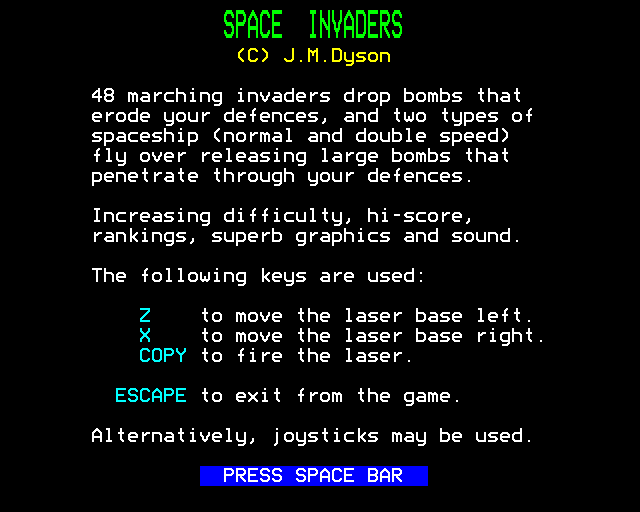 Invaders (1982) - MobyGames