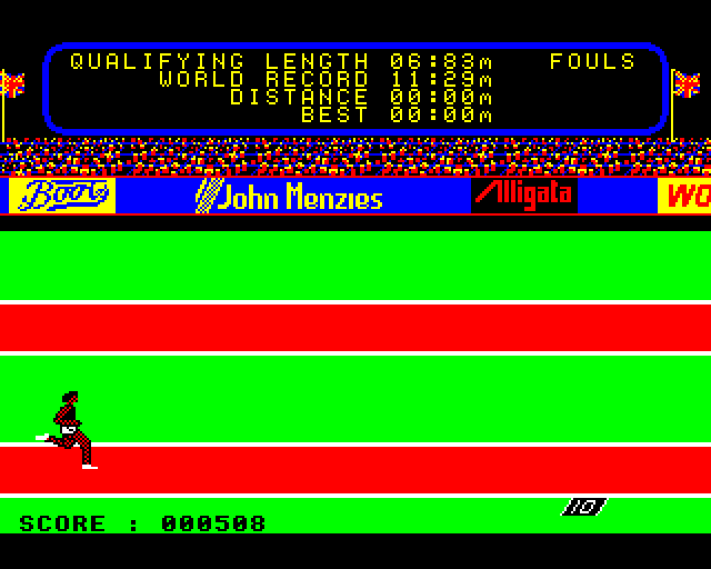 Screenshot of Olympic Decathlon (BBC Micro, 1985) - MobyGames