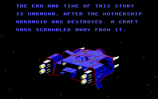 Screenshot of Arkanoid (DOS, 1986) - MobyGames