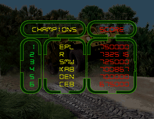 Screenshot of Behind... Enemy Lines (Arcade, 1997) - MobyGames