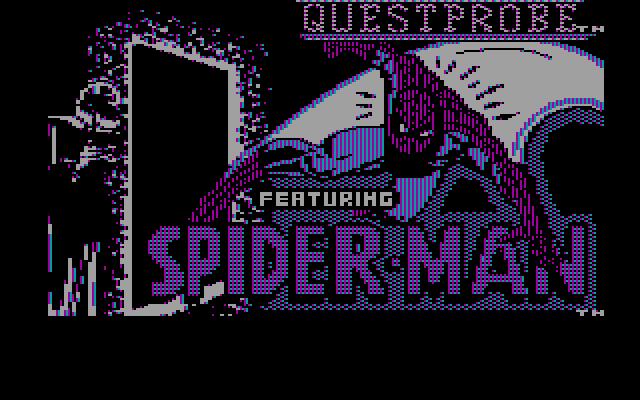 Screenshot of Spider-Man (DOS, 1984) - MobyGames