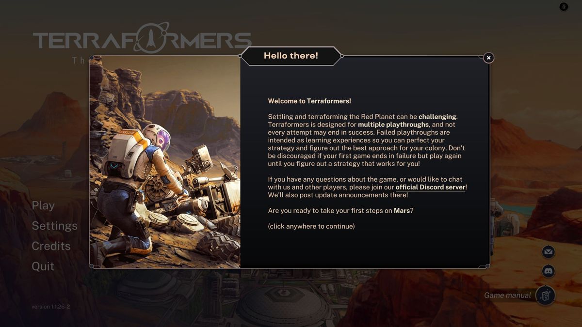 Screenshot of Terraformers (Windows, 2022) - MobyGames