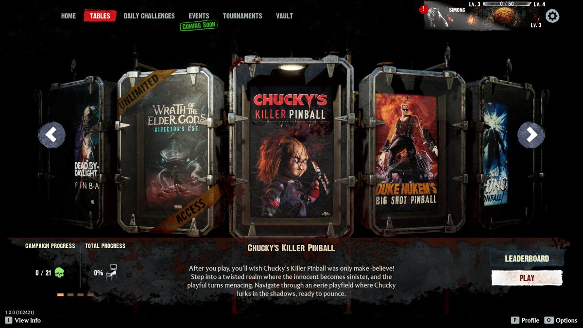 Pinball M: Chucky's Killer Pinball screenshots - MobyGames