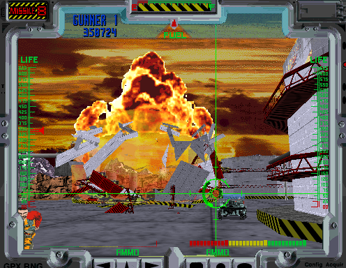 Screenshot of Behind... Enemy Lines (Arcade, 1997) - MobyGames