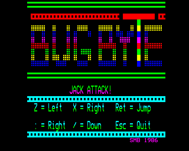 Jack Attac (1985) - MobyGames