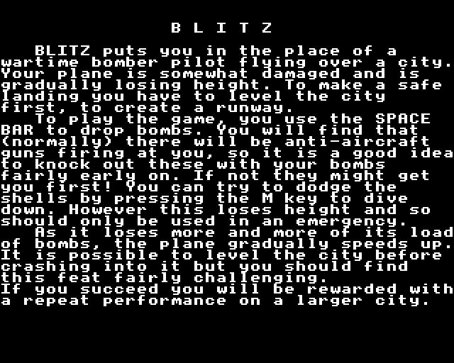 Blitz (1982) - MobyGames
