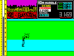 Screenshot of Sports Hero (ZX Spectrum, 1984) - MobyGames