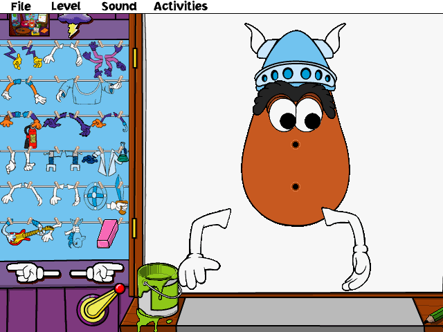 Screenshot of Mr. Potato Head: Activity Pack (Windows 3.x, 1997 ...