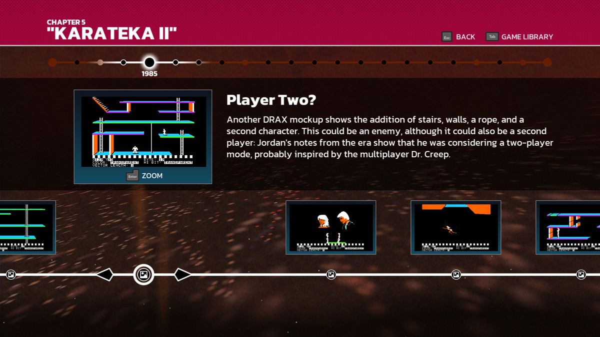 Screenshot of The Making of Karateka (Windows, 2023) - MobyGames