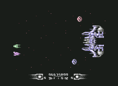 Screenshot of Armalyte (Commodore 64, 1988) - MobyGames