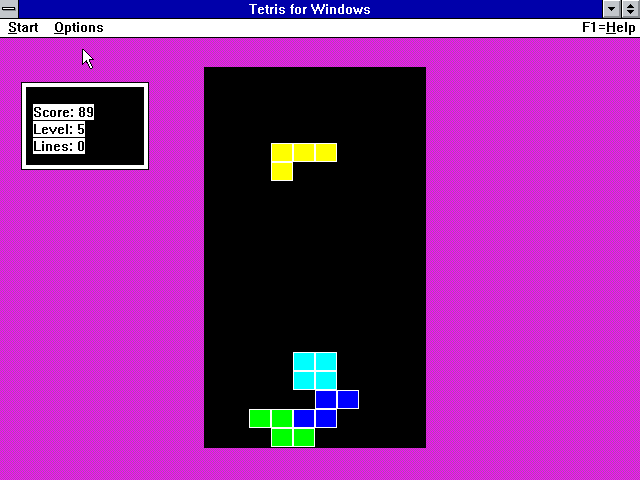 Tetris For Windows 1989 Mobygames