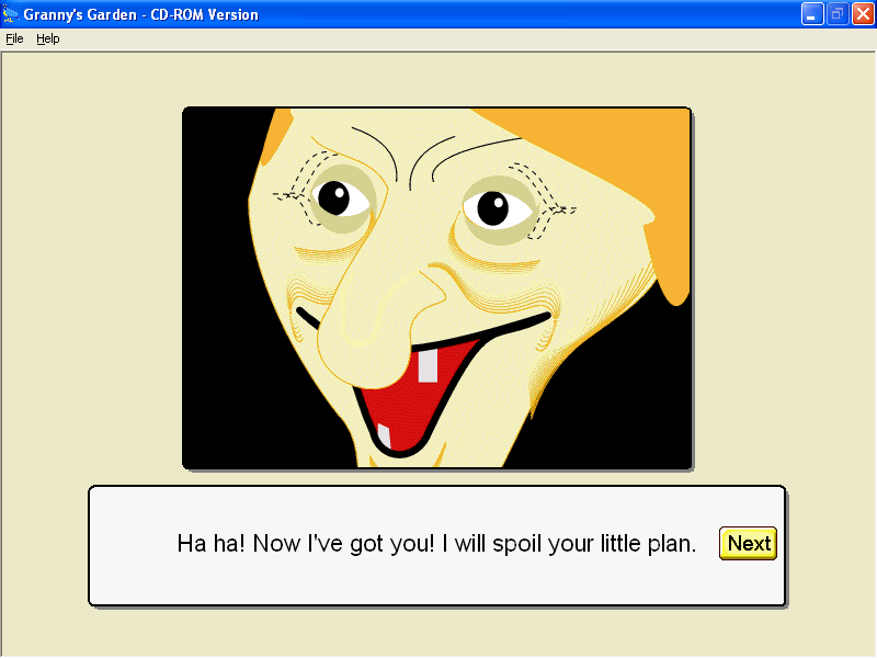 Screenshot of Granny's Garden (Windows, 1993) - MobyGames