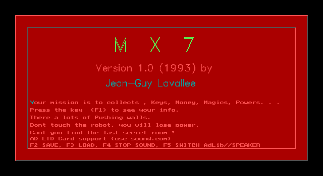 MX7 (1993) - MobyGames
